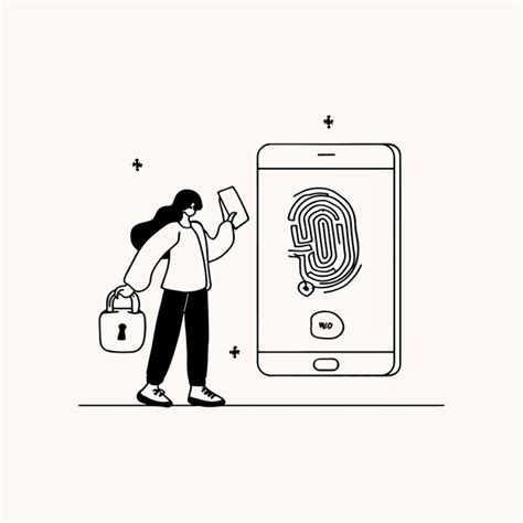Vector Ui Illustration Of Authentication Page With Phone Premium Ai Generated Vector