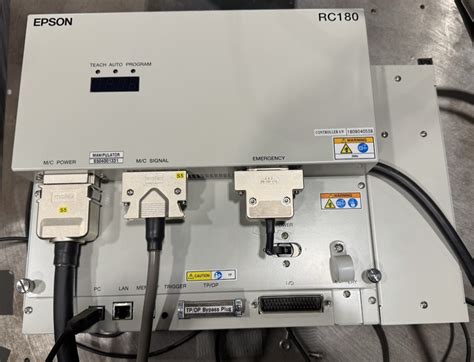 Epson Prosix S5 A901s Robotic Axis W Epson Rc180 Robotic Controller Descript Ebay