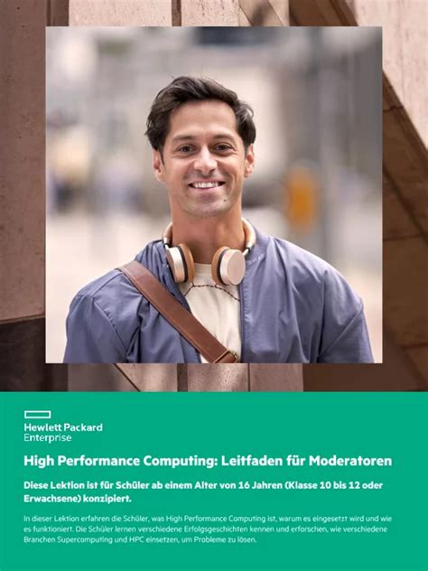 Hpe High Performance Computing Lesson Plan Ages 16