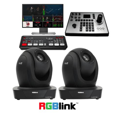RGBlink Vue X PTZ Camera Streaming Kit Church Live Streaming Equipment Packages ChurchSetup