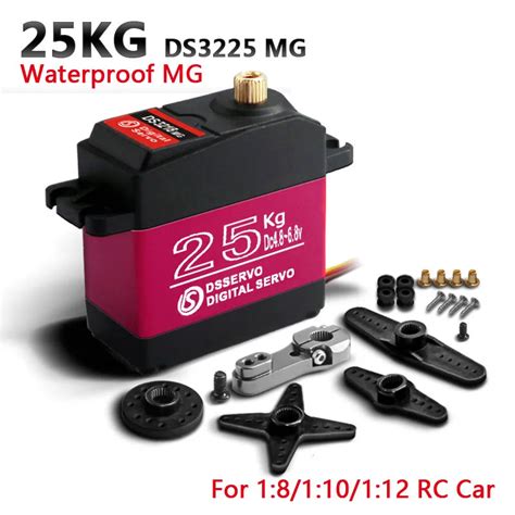 Dsservo Ds3225 Update Servo 7 4v 25kg Full Metal Gear Digital Servo