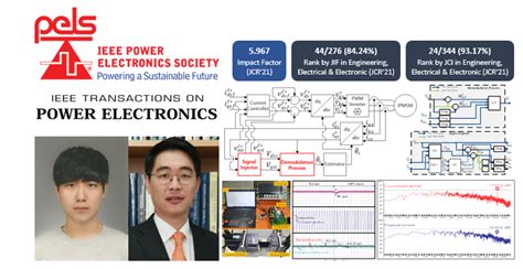 연세대학교 교육연구단 소식 김명원 연구원 통합 학기 과 박정욱 교수 IEEE Transactions on Power Electronics IF