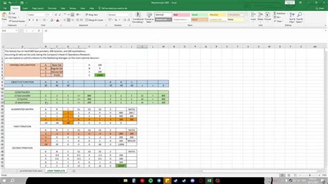 Case 3 Linear Programming Simplex Method Youtube