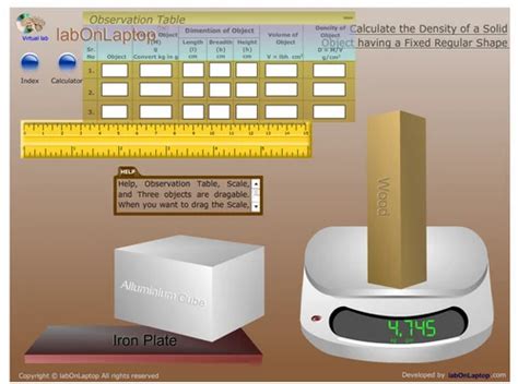 Determine The Density Of Objects Having Regular Shape At Best Price In Bhavnagar