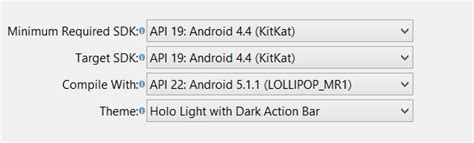 Compiler Errors Should The Android Compile Version Be Same As The