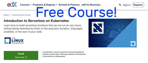 New Serverless On Kubernetes Course By The Linuxfoundation Openfaas Serverless Functions