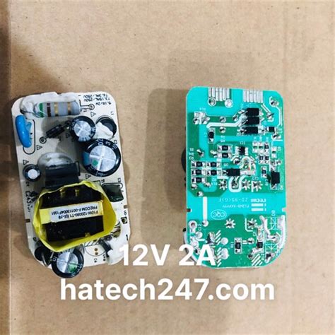 Nguồn Xung 12v 2a Không Vỏ Kt 4 9 X 3 7 X 1 9cm
