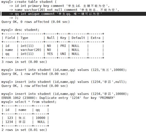 《mysql：mysql表的约束 主键 复合主键 唯一键 外键》 mysql 复合外键 csdn博客