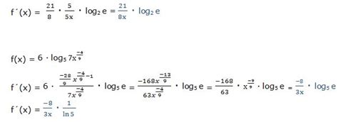 🥇 【 Derivada De Un Logaritmo Derivadas