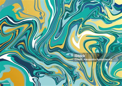 녹색과 노란색 색상의 현대 액체 대리석 또는 에폭시 수지 커버 디자인 케이스 포장지 인사말 카드에 대한 대리석 슬래브 또는 슬라이스의 질감과 추상 밝은 배경 럭셔리 프린트