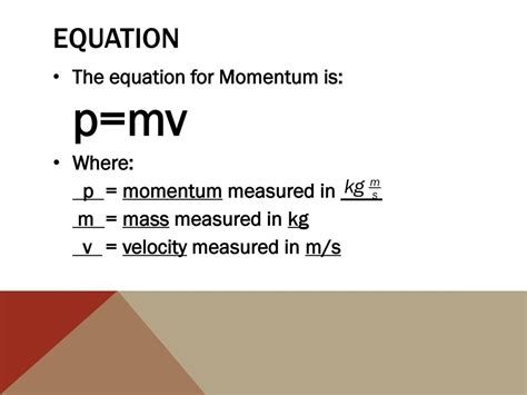 How Is Momentum Measured