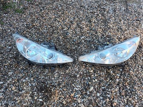 ляв и десен фар с лупа за пежо 207 PEUGEOT 207 Фарове, Стопове, Мигачи ...