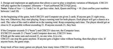 Solved 2 Design And Implement An Application That Allows A