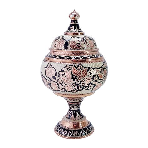 شکلات خوری مسی نقره کوب کد Zh2135 صبا مس