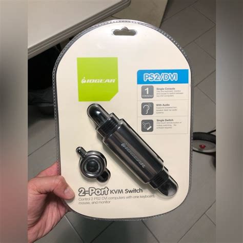 Other Iogear Port Miniview Micro Dvi Ps Kvm Switch With Cables And Audio Gcs Poshmark