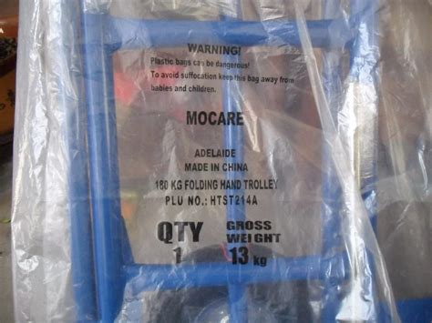 Loading 200kg HT1830 Hand Industrial Trolleys Durable Versatile