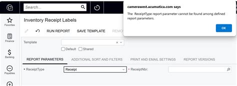 Parameters On Report Not Working For Refnbr And Doctype Community