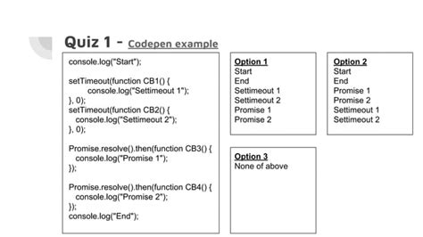 lightining talk task queue and micro task queues in browser ppt