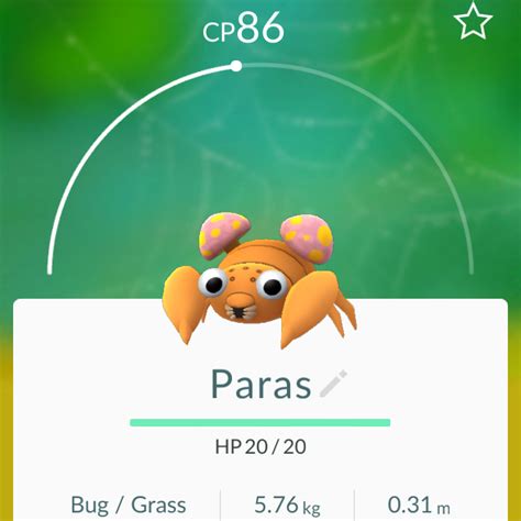 Paras Evolution