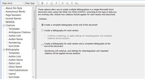 cite while you write document sections endnote how to discourse