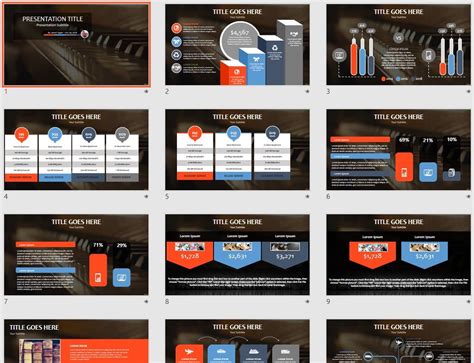 piano keys powerpoint 61627