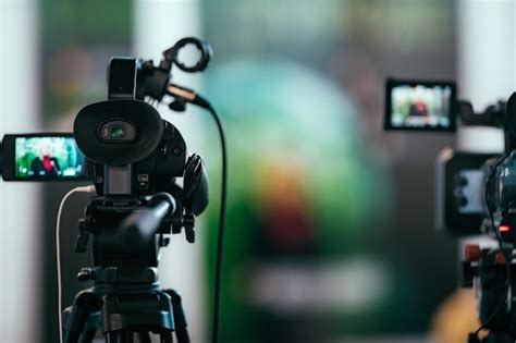 Premium Photo Public Live Event Television Coverage