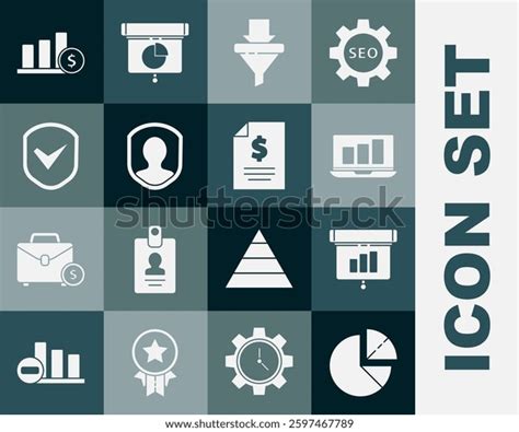 Set Pie Chart Infographic Graph Chart Stock Vector Royalty Free 2597467789 Shutterstock