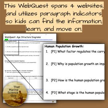 AP Env Science Unit AICE Environmental WebQuest Age Structure Diagrams