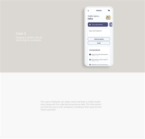 UX UI Wearable Thermometer And Pediatrist Service On Behance