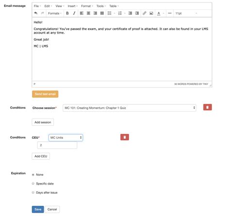 Classroom Adding And Configuring Certificates MemberClicks Trade