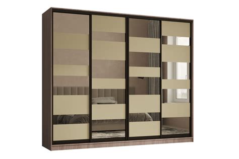 Шкаф купе МФ КУПЕ Зигрид 4 наполнение белье платье платье 250x45x240 см купить по выгодной