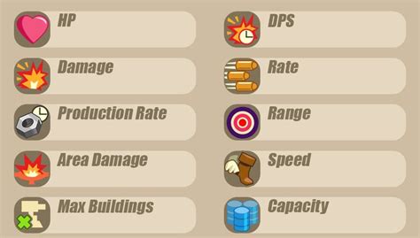 Artstation Ui Stats Icons Mari Mccv Board Game Design Icon