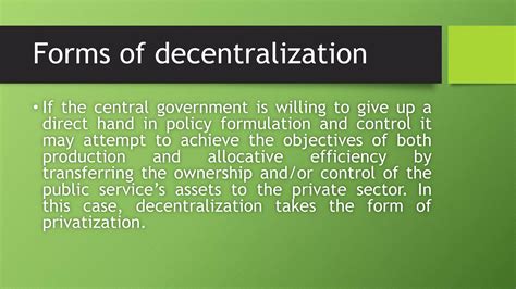Decentralization And Local Governance Pdf