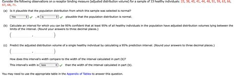 solved b calculate an interval for which you can be 95