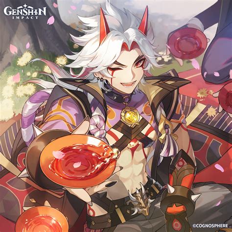 Arataki Itto Genshin Impact Danbooru