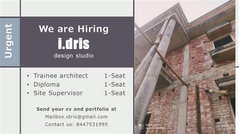Mohd Saqib On Linkedin Hiring Architecture Design Delhi Interior