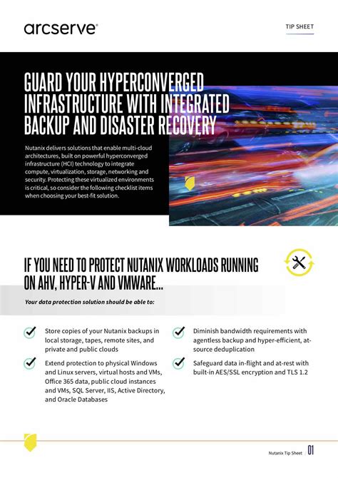 Guard Your Hyperconverged Infrastructure With Integrated Backup And Disaster Recovery Arcserve