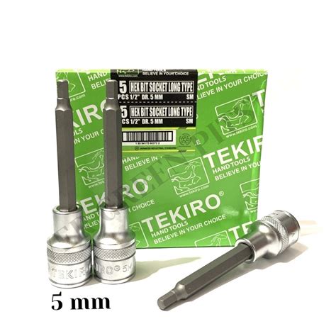 Jual Tekiro Kunci Sok L Panjang 5mm 1 2” Hex Bit Socket Long Type 5 Mm Mata Kunci Sock L Shock