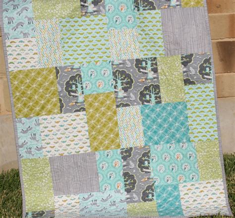 Big Block Quilt Pattern Modern Mosaic Big And Tall Fat Etsy