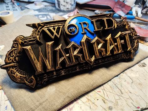 Фигурка лого World of Warcraft | Пикабу