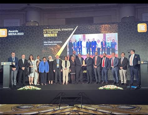 I Am Thrilled To Announce That Abu Dhabi University Adu Has Won The