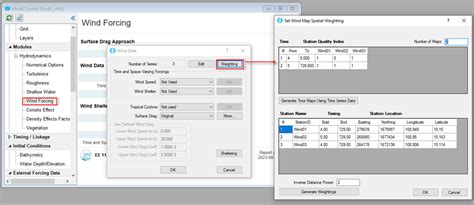 Using Multiple Wind Series In Eems Efdc Explorer Modeling System