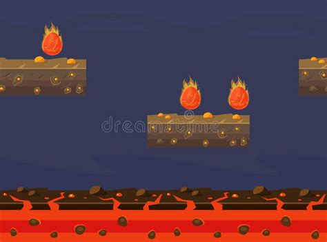 Seamless Natural Landscape Fantasy Platform For Game User Interface