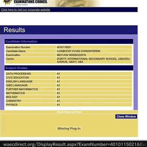 This Is What A WAEC Result Should Look Like Post Yours Here Education Nigeria