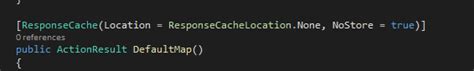 Prevent Caching Views In Aspnet Core In Vs 19 Stack Overflow