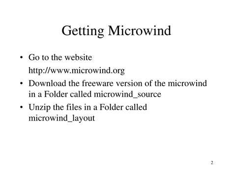 PPT VLSI Layout Using Microwind PowerPoint Presentation Free Download ID