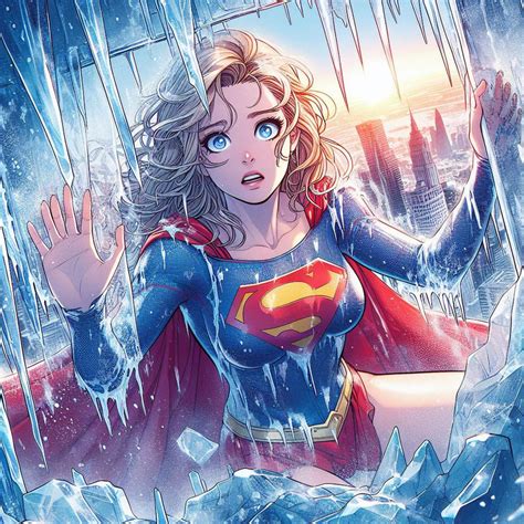 Supergirl In Ice 8 By Elodtrebor On Deviantart