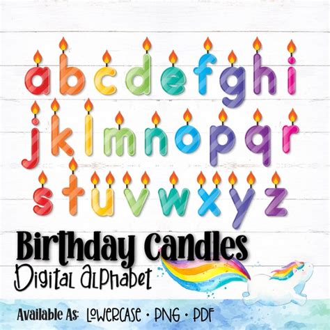 Digital Alphabet Etsy