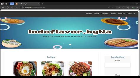 Crud Website Restoran Youtube