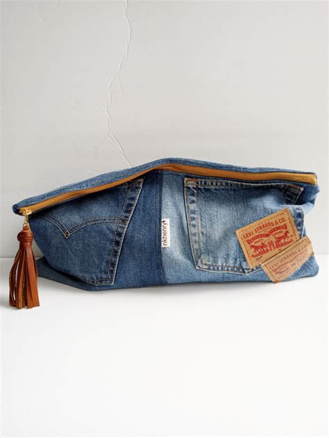 Patchwork Levidenim Clutch